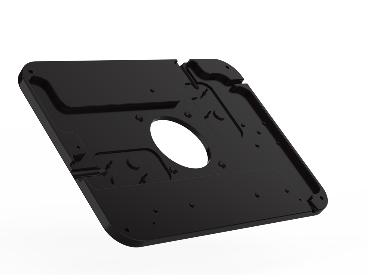 Self Check-in, Backplate, Black – Sportclips Kiosk